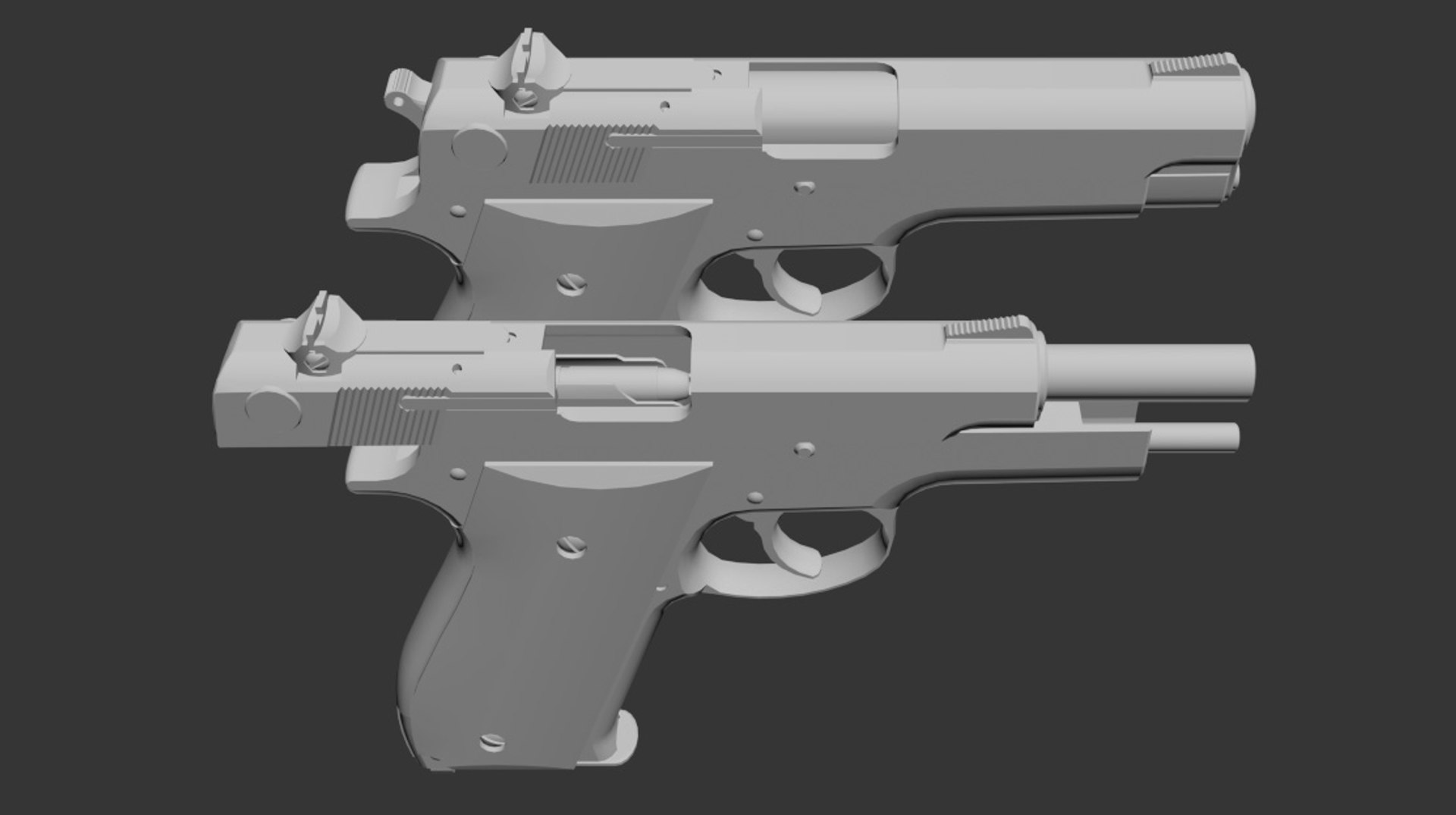 3D S W 39 Pistol Model - TurboSquid 1505771