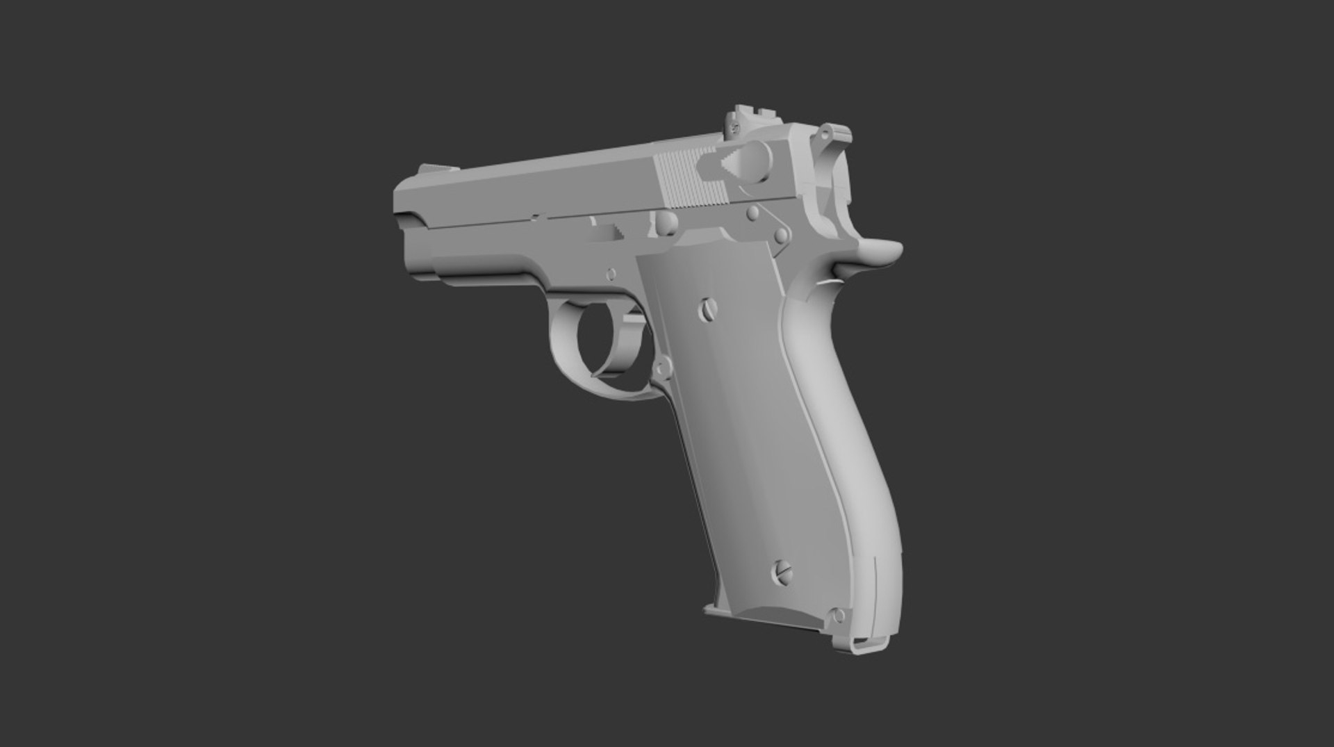 3D S W 39 Pistol Model - TurboSquid 1505771