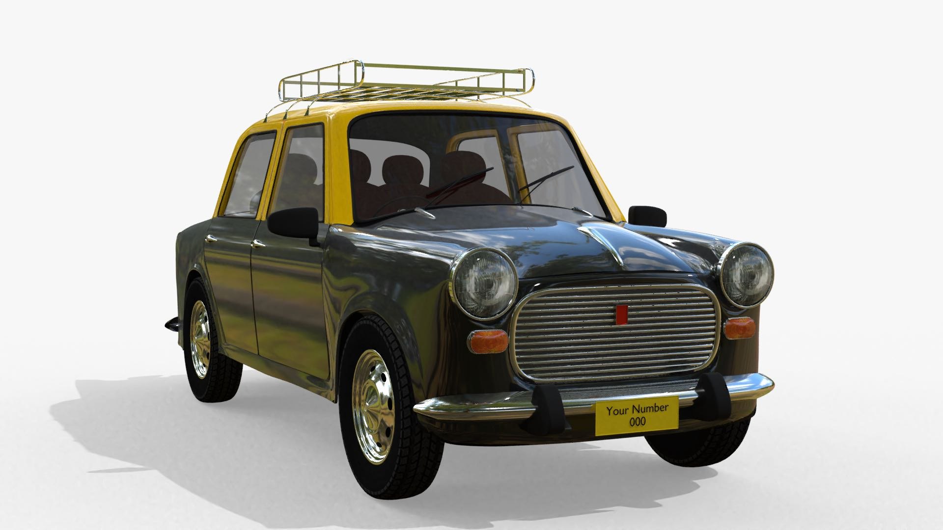 3D Ambassador Taxi Car Model - TurboSquid 1326829