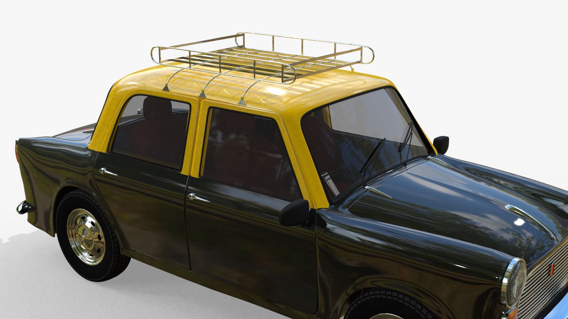 3D Ambassador Taxi Car Model - TurboSquid 1326829