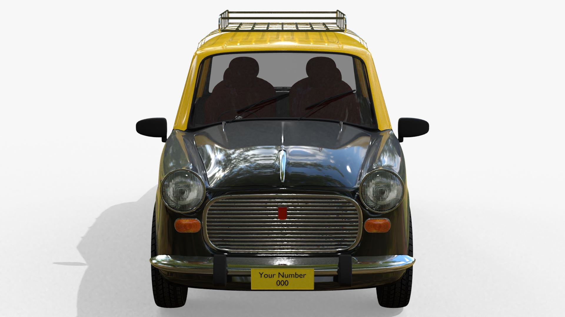 3D Ambassador Taxi Car Model - TurboSquid 1326829