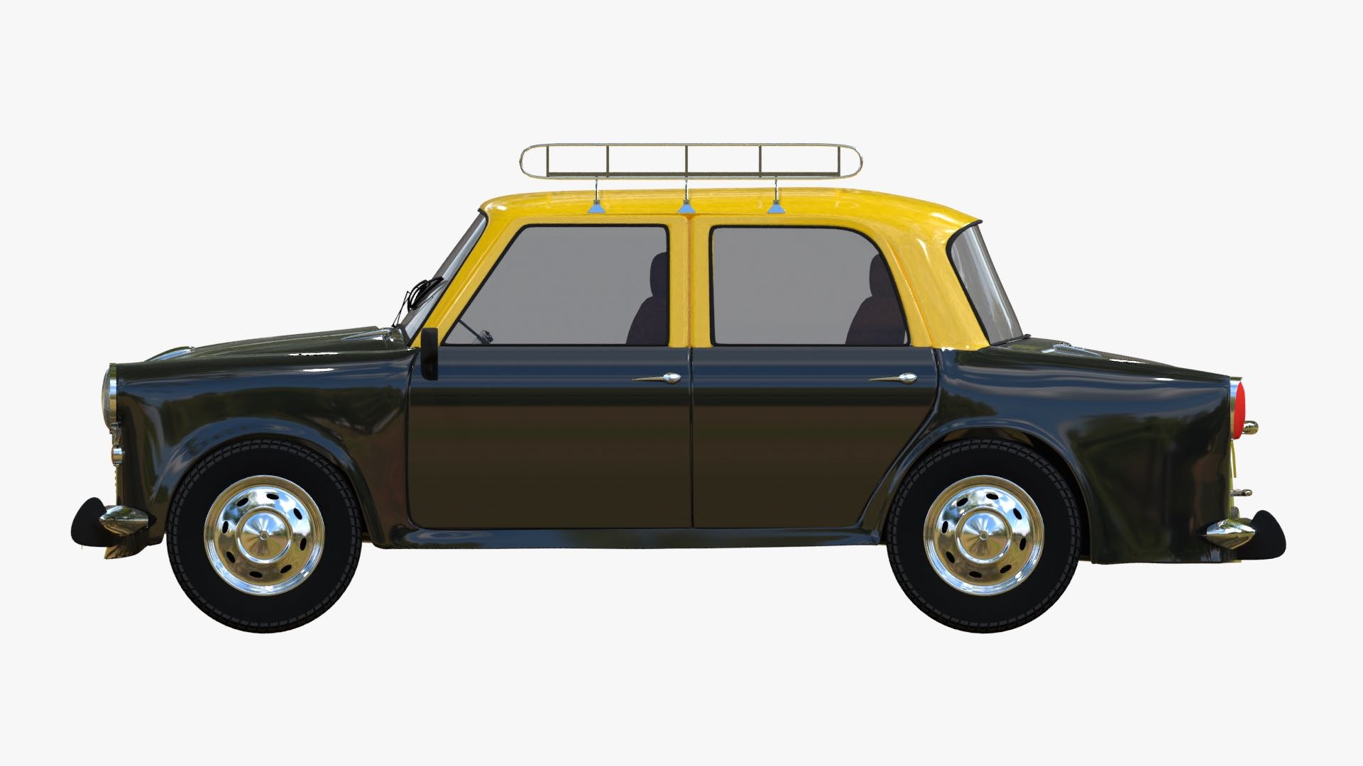 3D Ambassador Taxi Car Model - TurboSquid 1326829