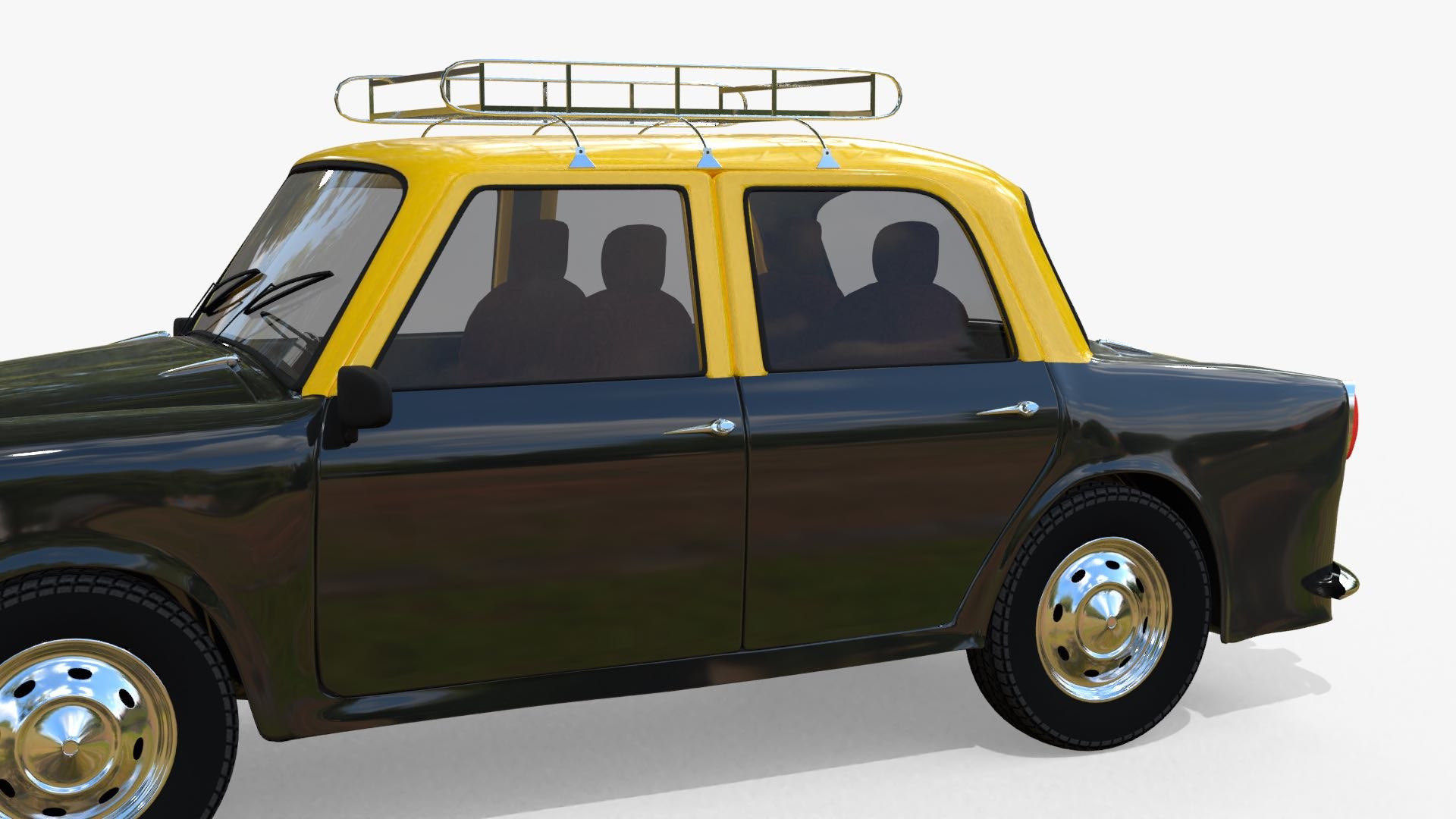 3D Ambassador Taxi Car Model - TurboSquid 1326829