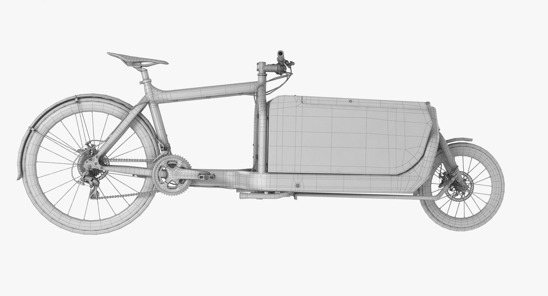 Cargo bike box 3D model - TurboSquid 1706043