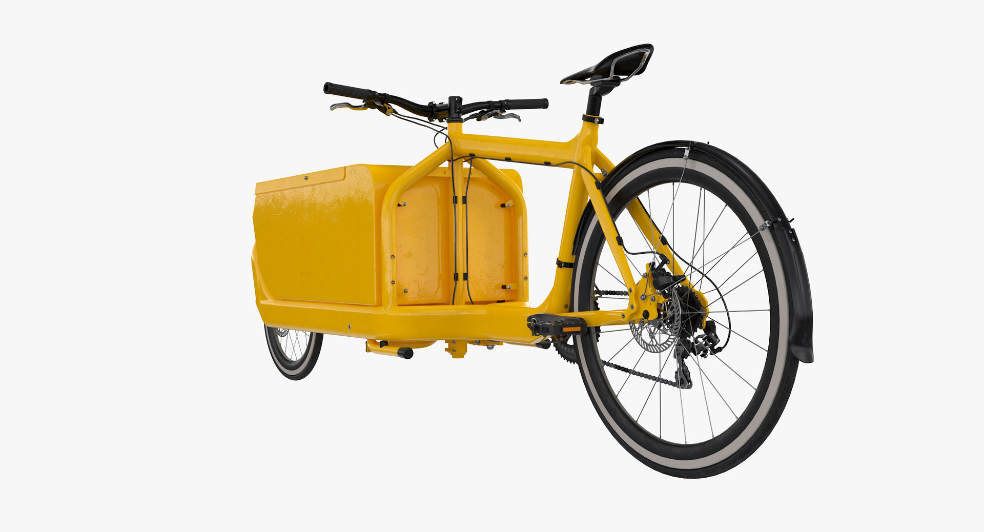 Lastenrad mit Metallbox 3D-Modell - TurboSquid 1706043