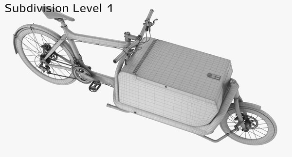 Cargo bike box 3D model - TurboSquid 1706043