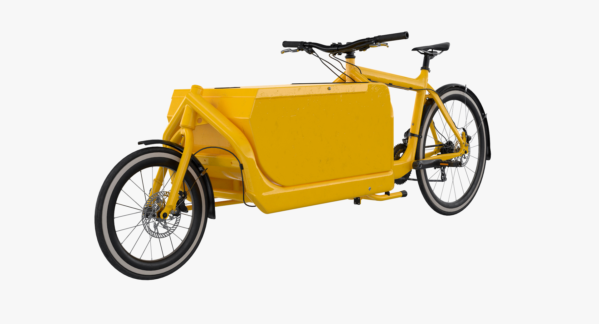 Lastenrad mit Metallbox 3D-Modell - TurboSquid 1706043