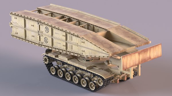 modelo 3d Puente Blindado M60 A1 AVLB - TurboSquid 2022374