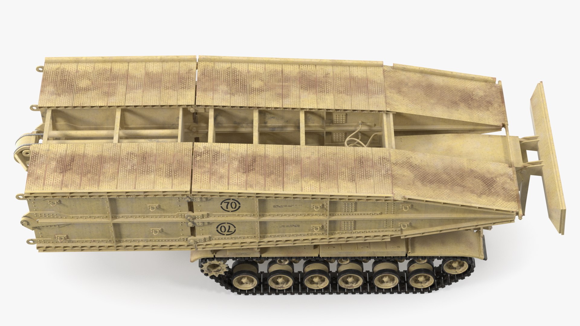 3D M60 A1 AVLB Armored Bridge model - TurboSquid 2022374