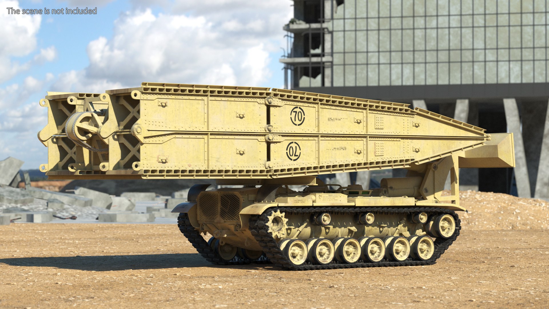 3D M60 A1 AVLB Armored Bridge model - TurboSquid 2022374