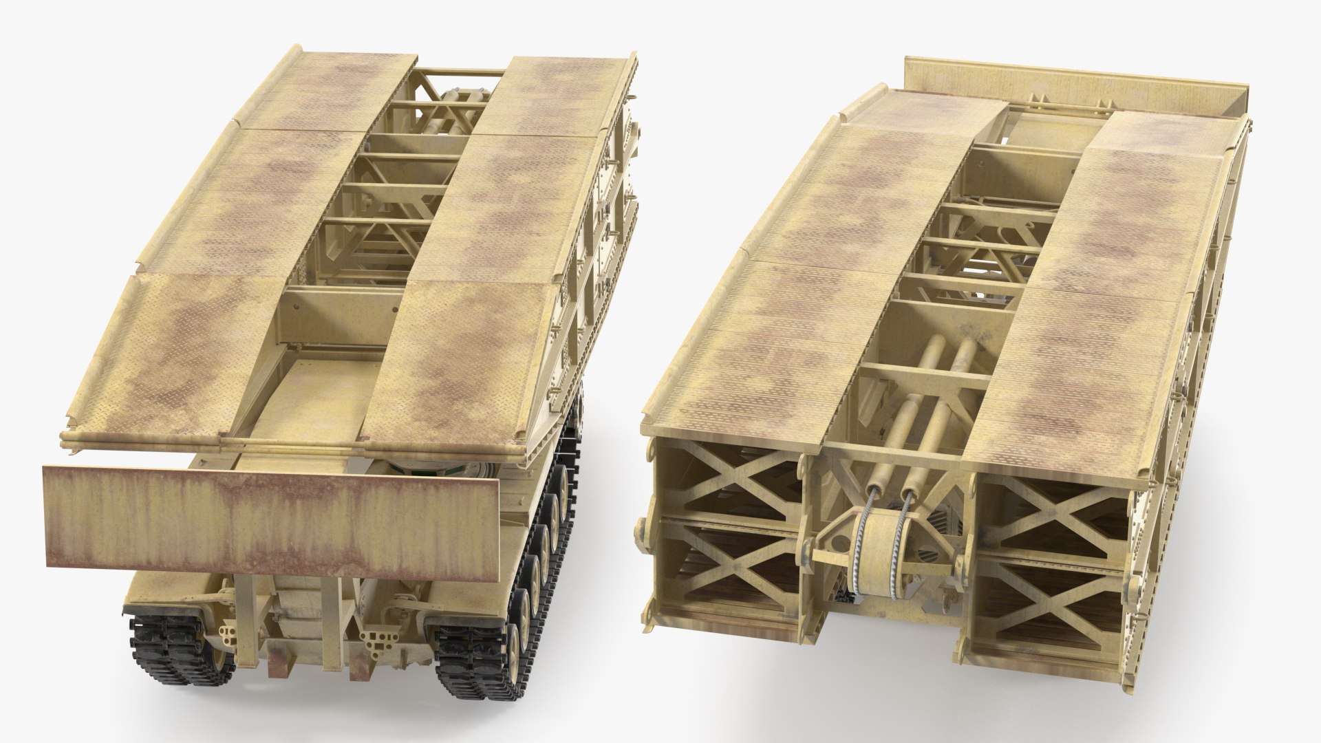 3D M60 A1 AVLB Armored Bridge model - TurboSquid 2022374