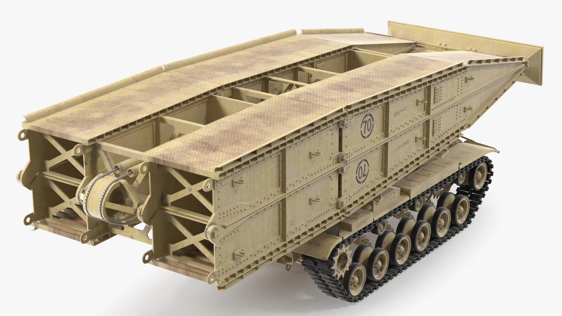 3D M60 A1 AVLB Armored Bridge model - TurboSquid 2022374