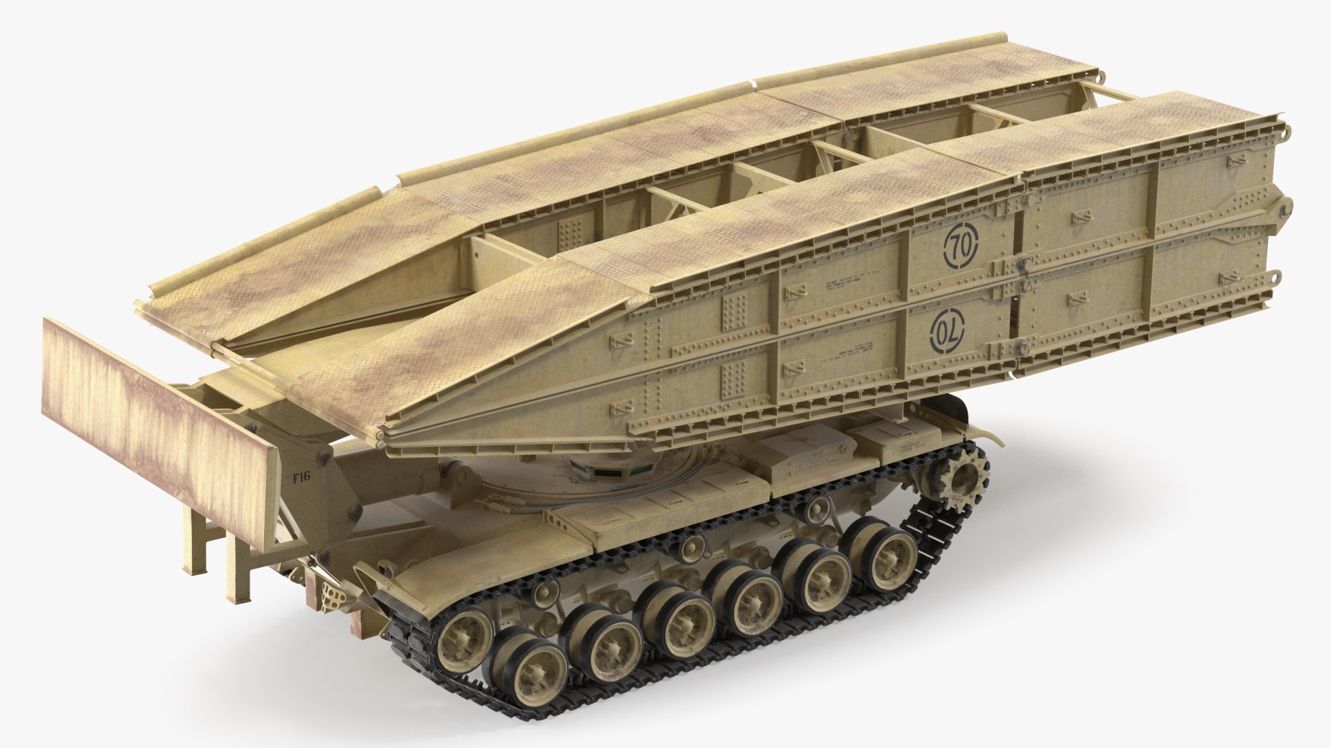 3D M60 A1 AVLB Armored Bridge model - TurboSquid 2022374