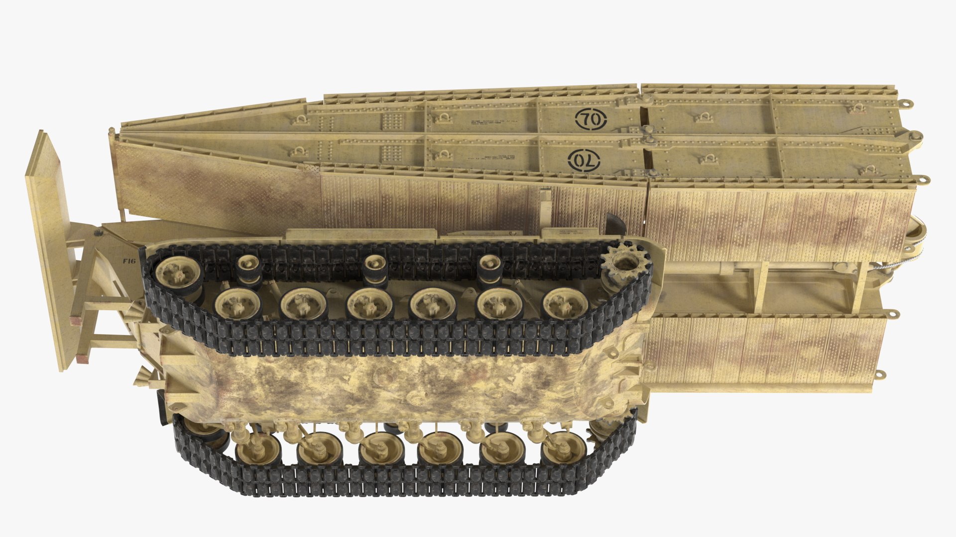 3D M60 A1 AVLB Armored Bridge model - TurboSquid 2022374