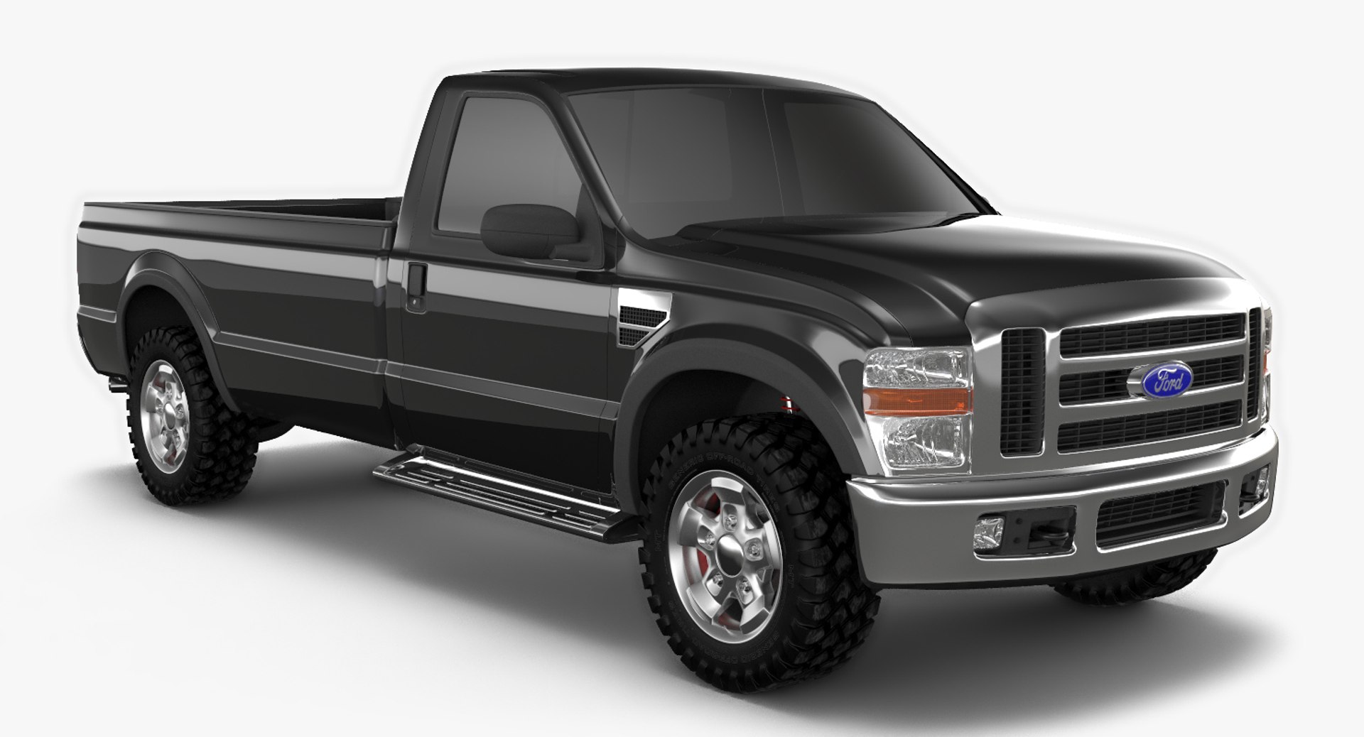Pickup F-250 Trucks 3D Model - TurboSquid 1229725
