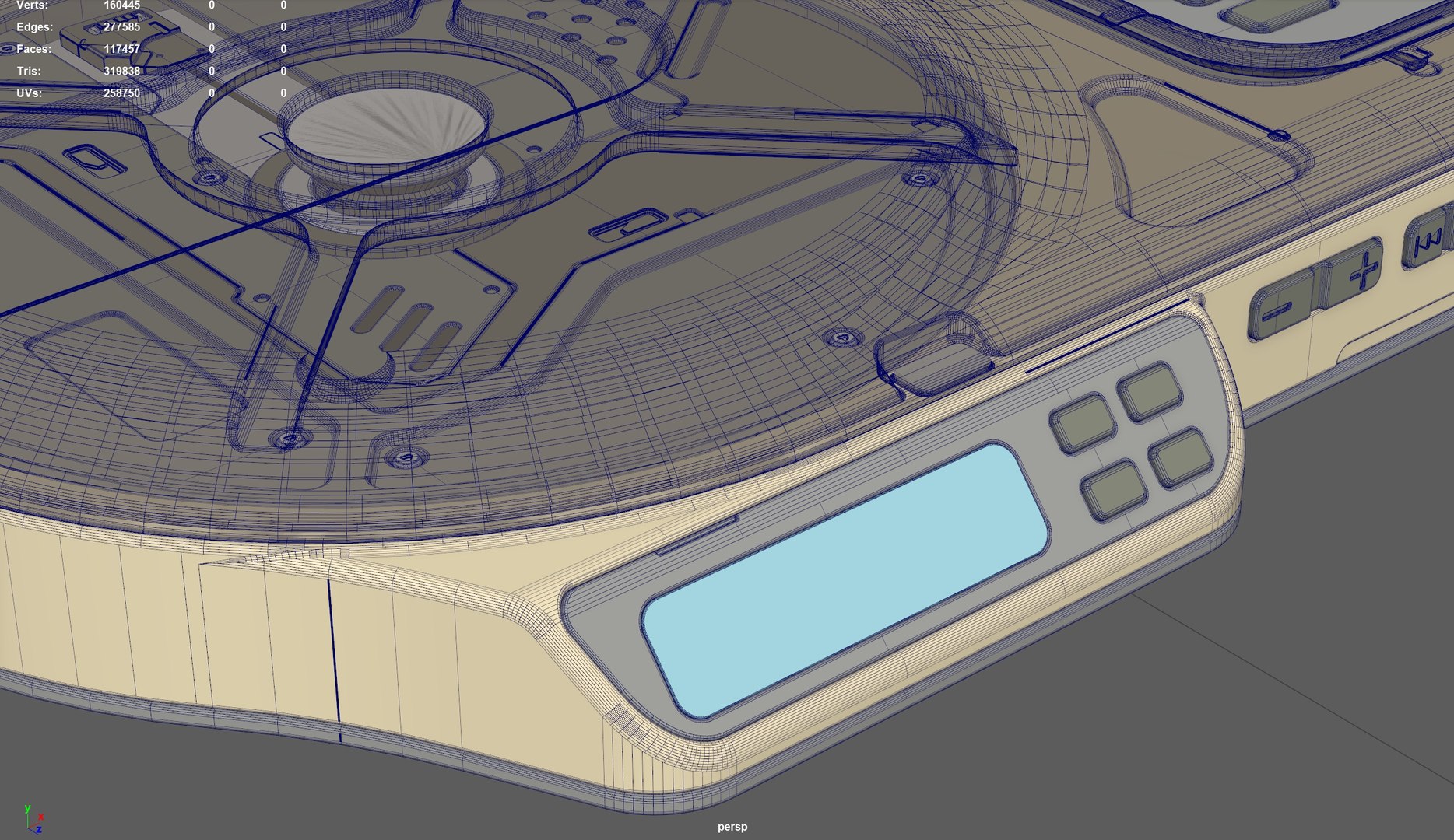 3D Model Disc Music Player - TurboSquid 1877633
