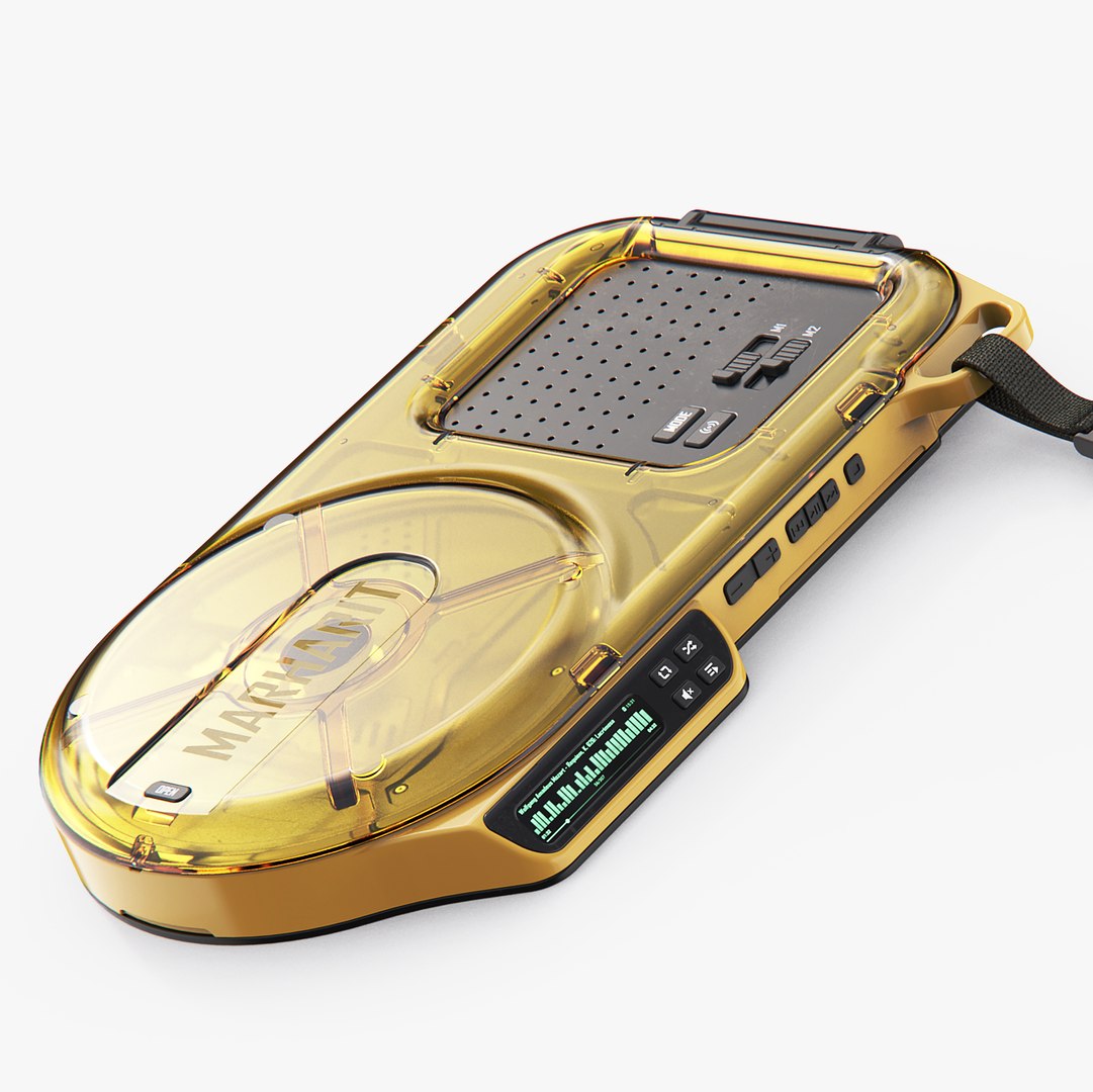 3D Model Disc Music Player - TurboSquid 1877633