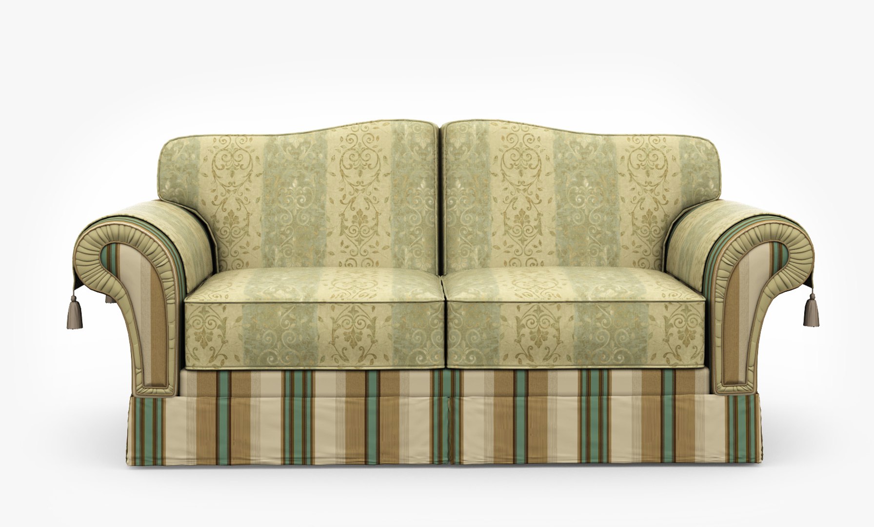 3d Classic Couch Model