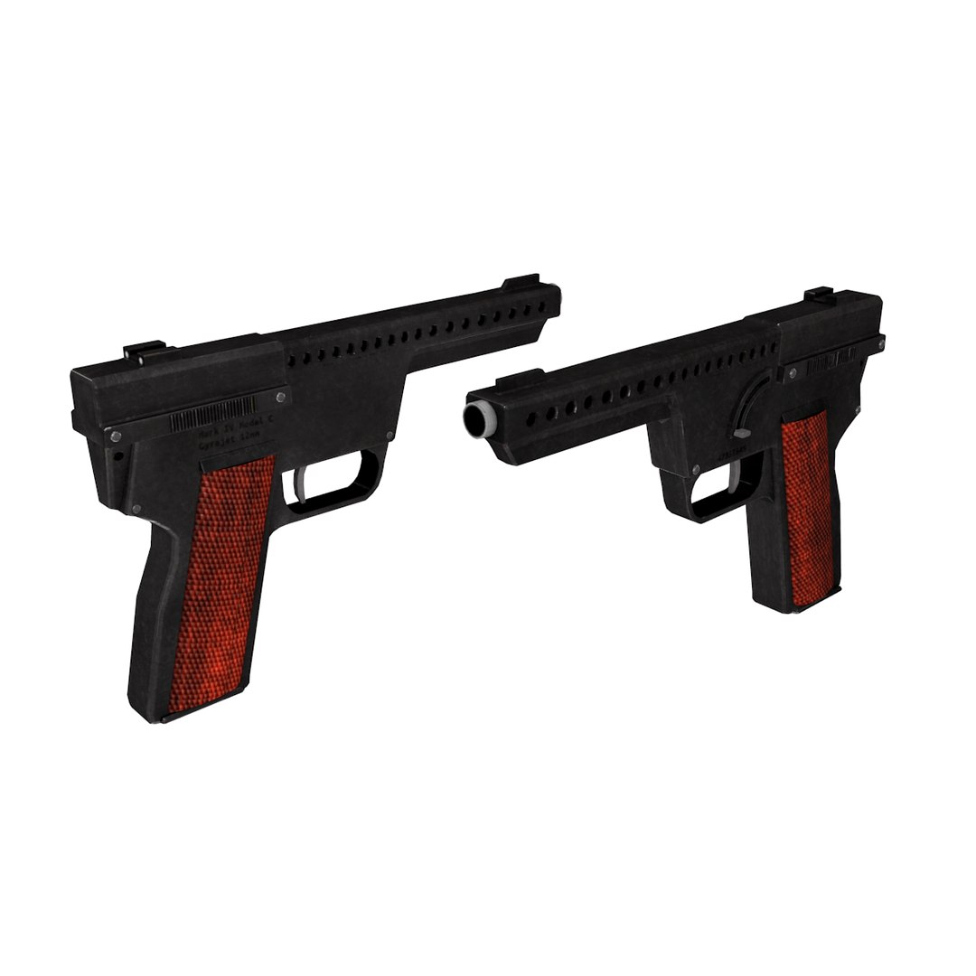 Gyrojet Pistol 3ds