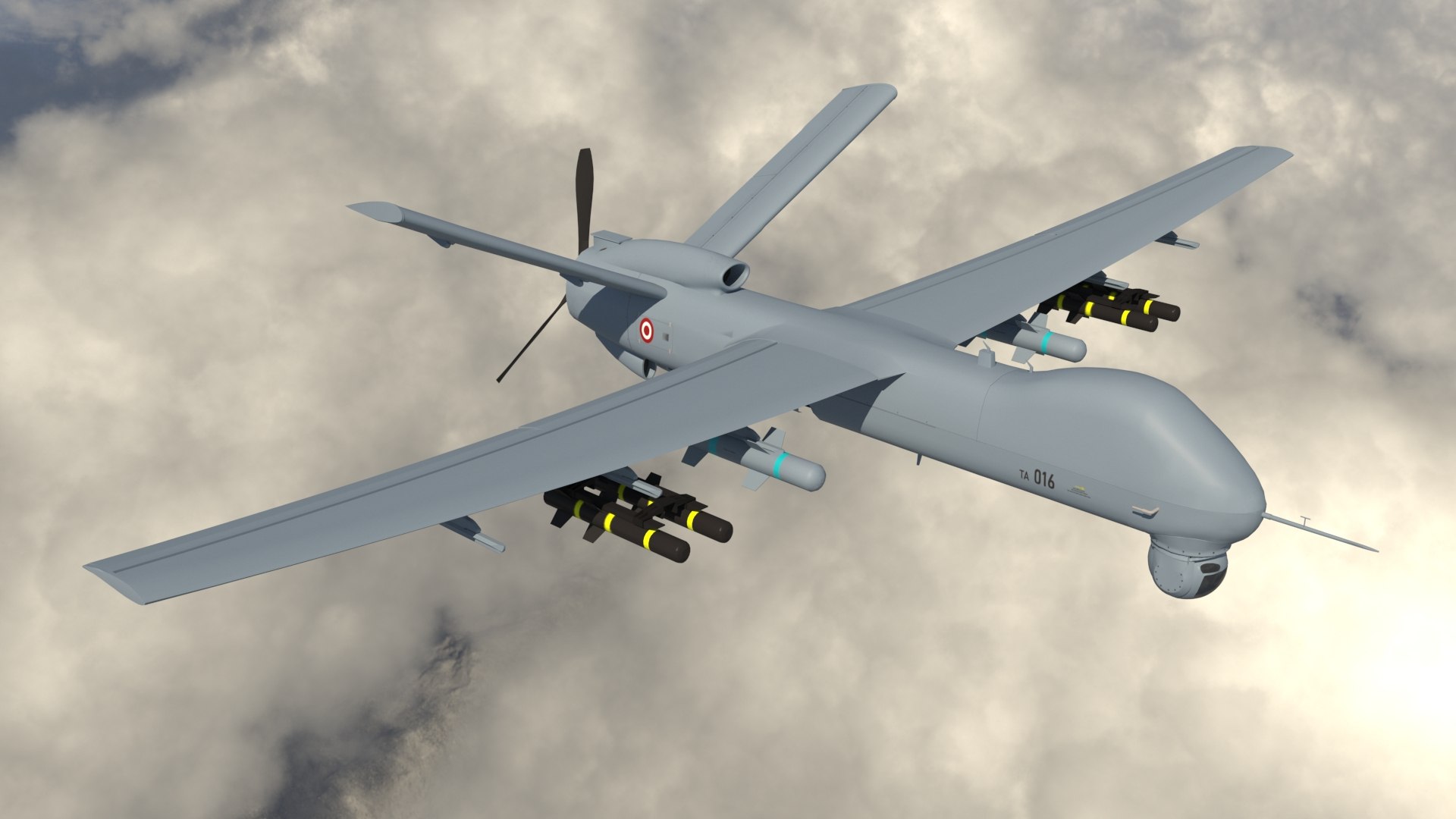 3D IHA - UAV ANKA-S - LOW POLY MODEL TUSAS - TurboSquid 2100880