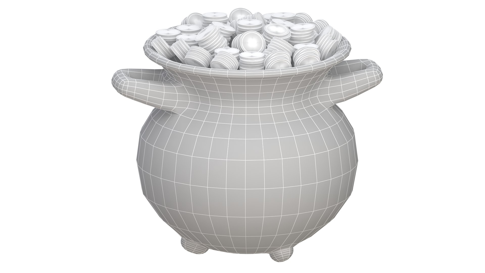 Pot Gold 3D Model - TurboSquid 1696071