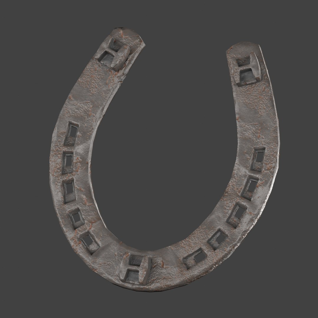 Obj Low-poly Horse Shoe