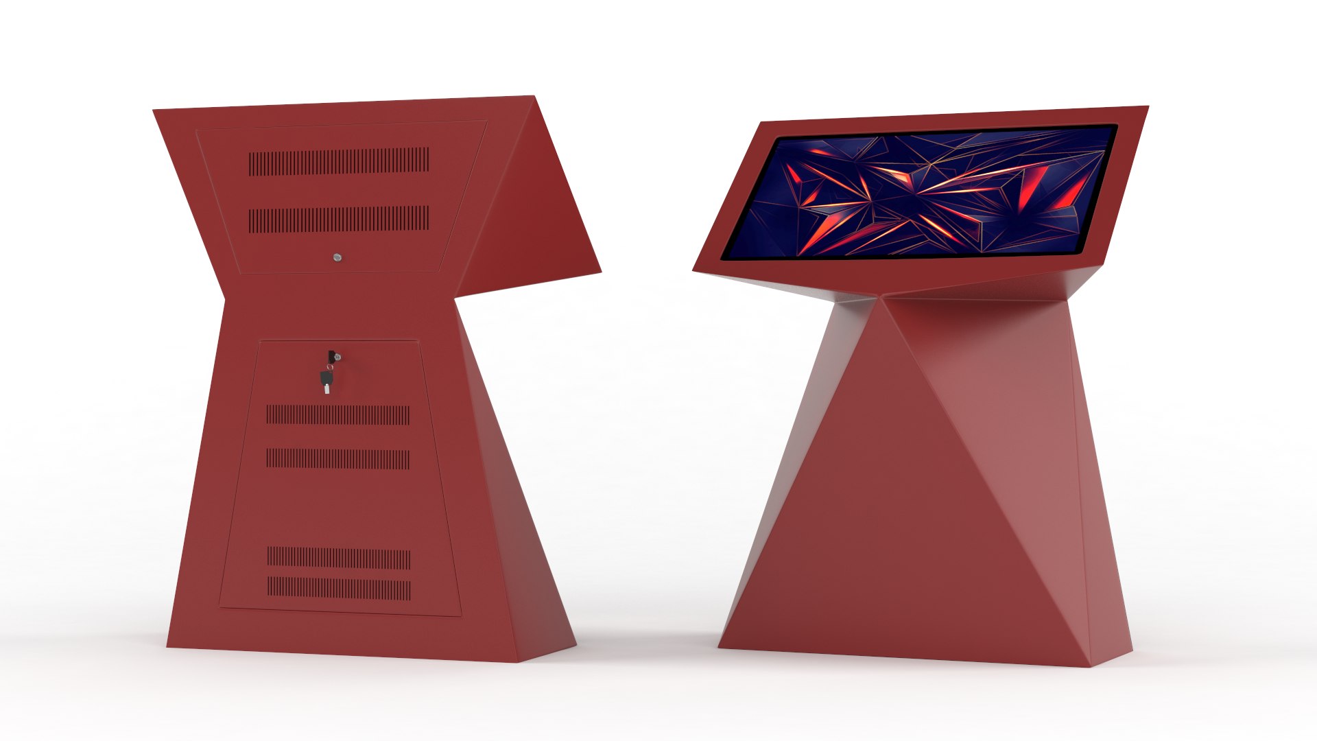 Electronic Kiosk 3D - TurboSquid 2214361