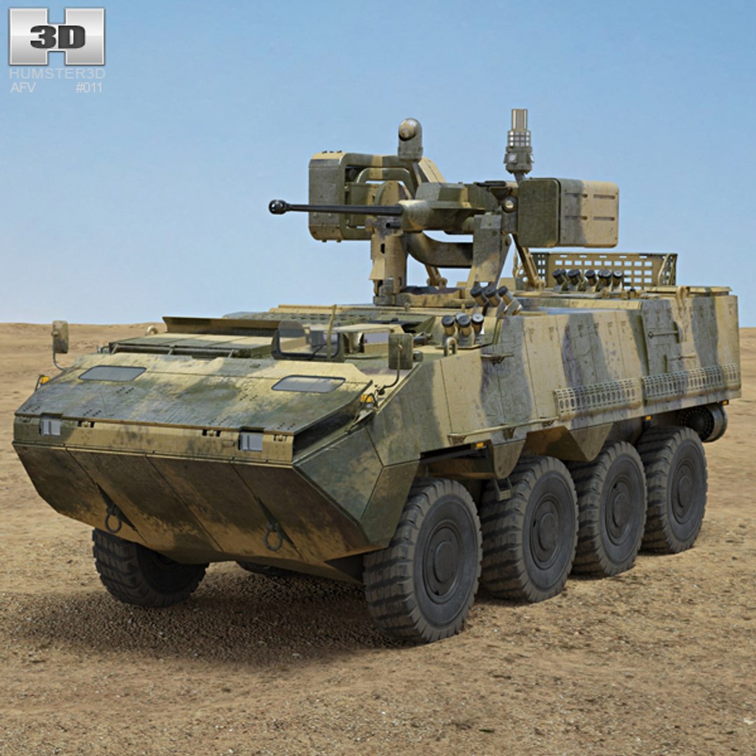 modelo 3d Pandur II 8X8 APC - TurboSquid 1161128