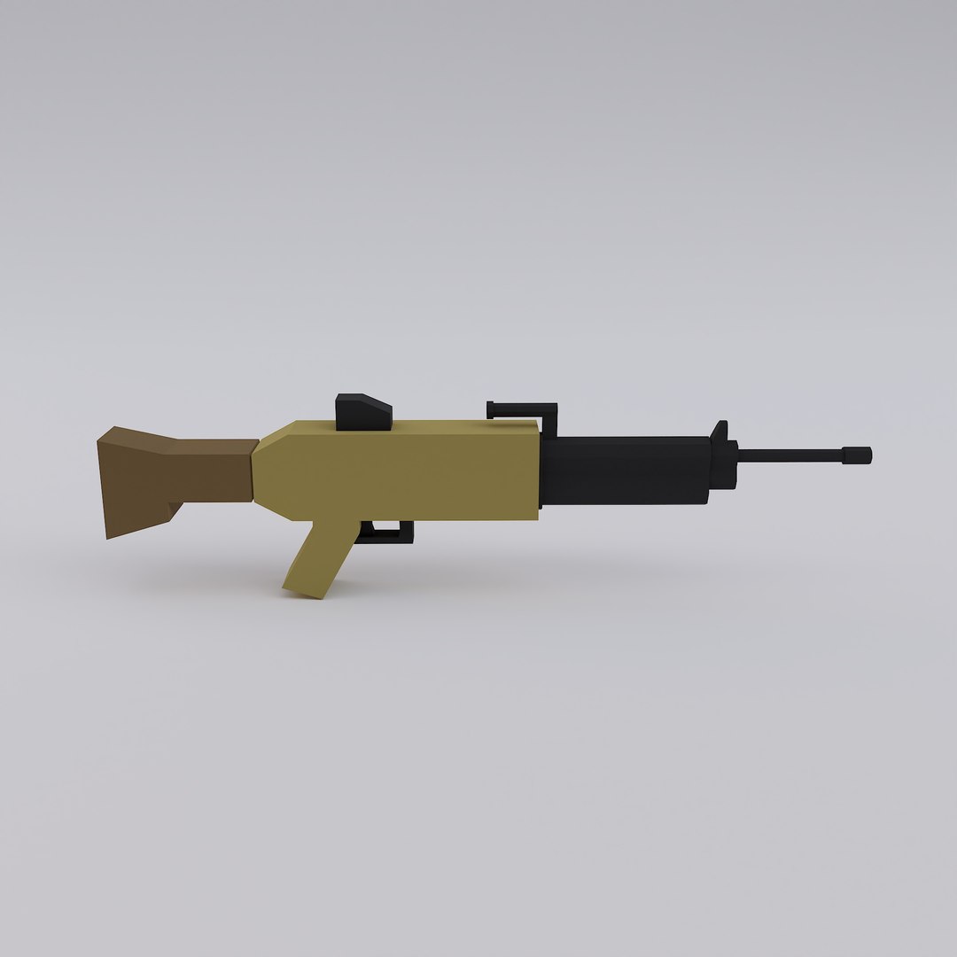 modelo 3d Heckler Koch MG4 light machine gun - TurboSquid 1992576