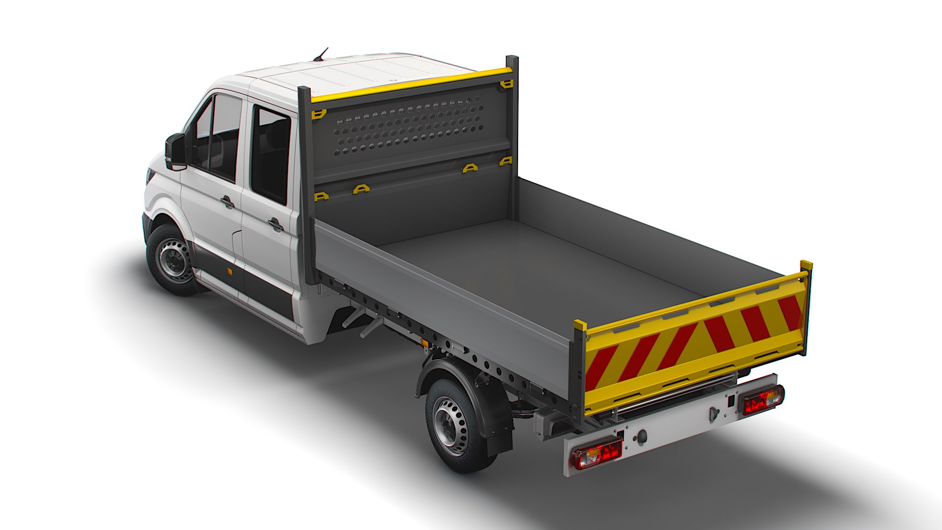 Crafter Double Cab Tipper 3D Model - TurboSquid 1695573