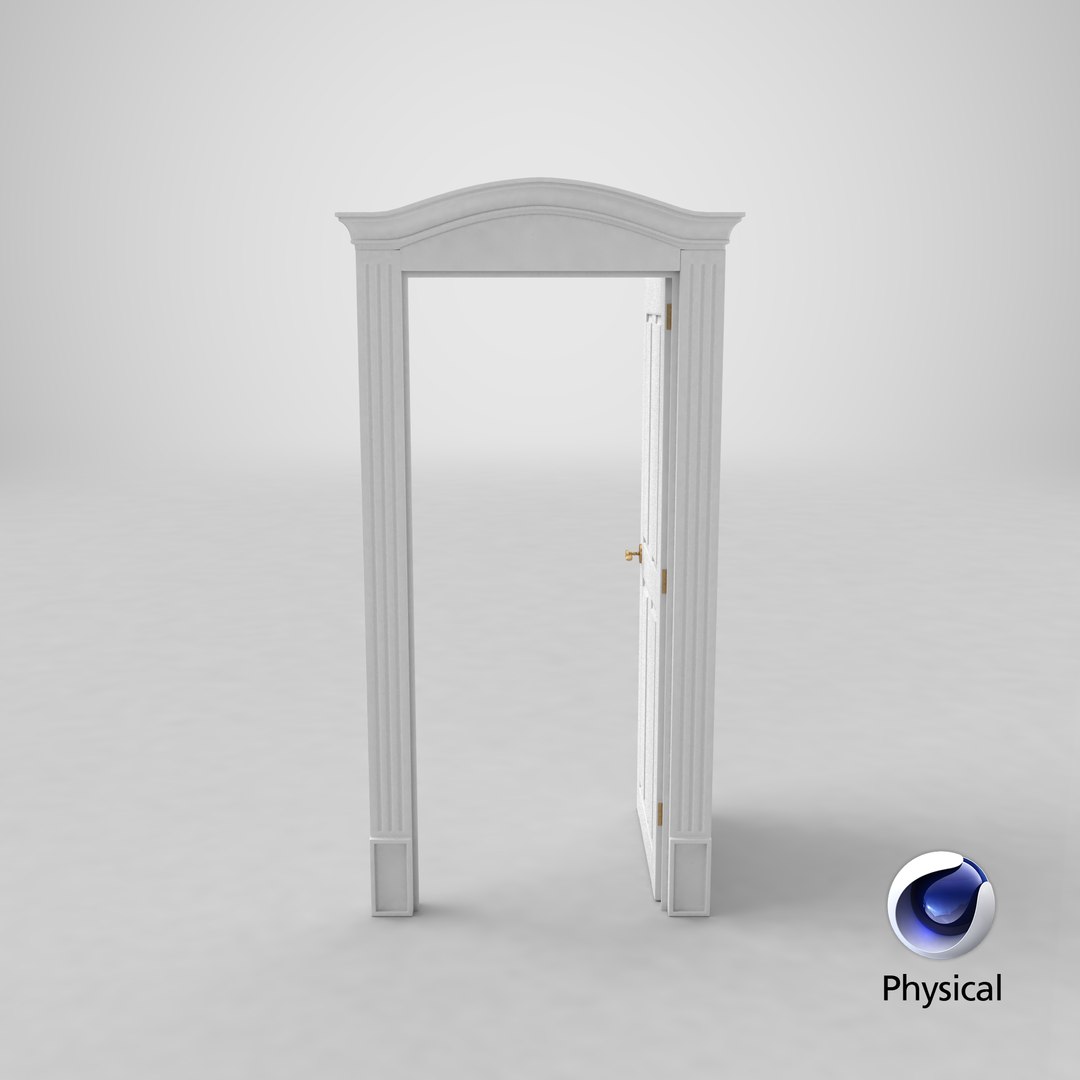 3D Model Classic-doors---door-1-open - TurboSquid 1237892