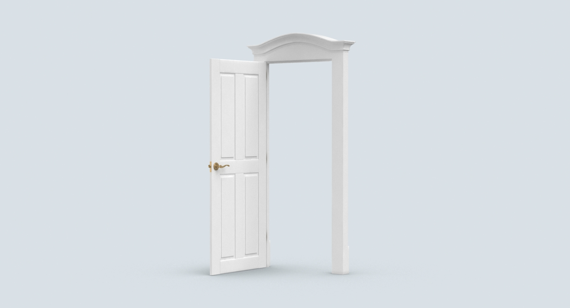 3D Model Classic-doors---door-1-open - TurboSquid 1237892