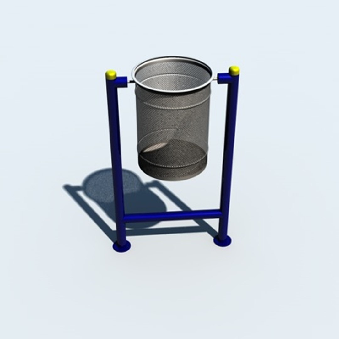 3d Trash Boxes Model