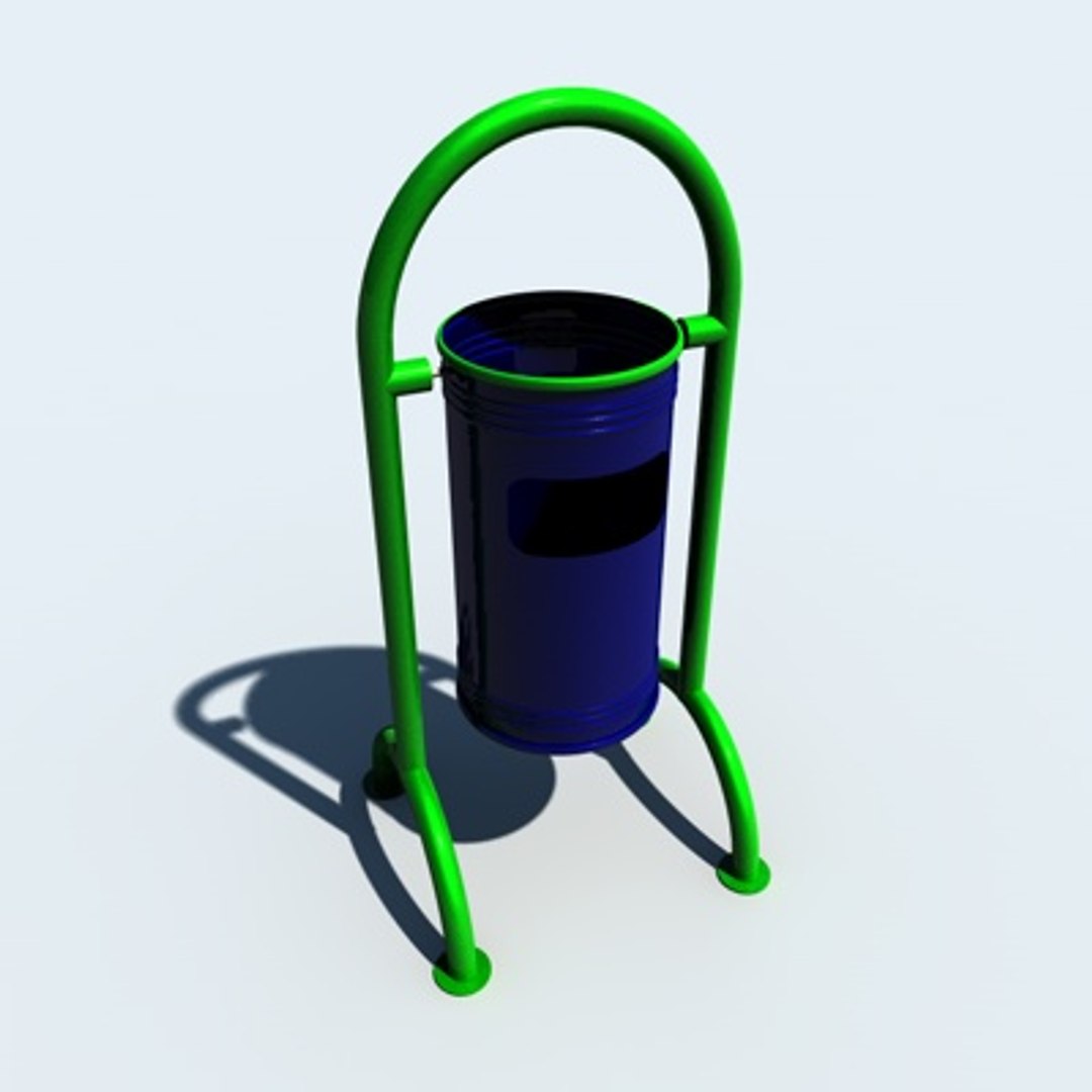 3d Trash Boxes Model