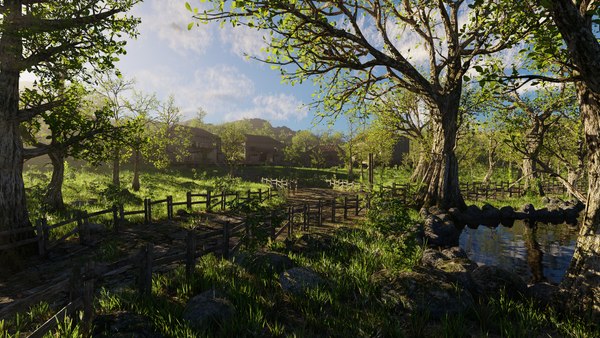 Garden Path 3D Models for Download | TurboSquid