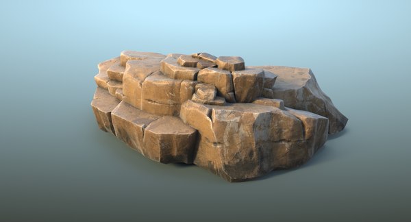Realistic set rock formations 3D - TurboSquid 1167406