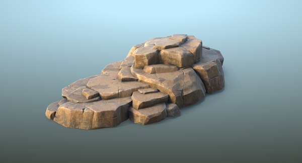 Realistic set rock formations 3D - TurboSquid 1167406