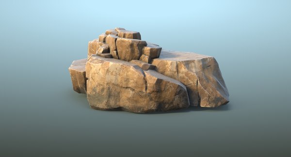 Realistic set rock formations 3D - TurboSquid 1167406
