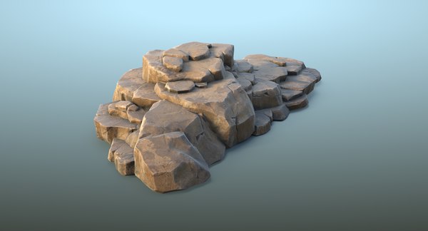 Realistic set rock formations 3D - TurboSquid 1167406