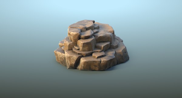 Realistic set rock formations 3D - TurboSquid 1167406