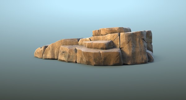 Realistic set rock formations 3D - TurboSquid 1167406