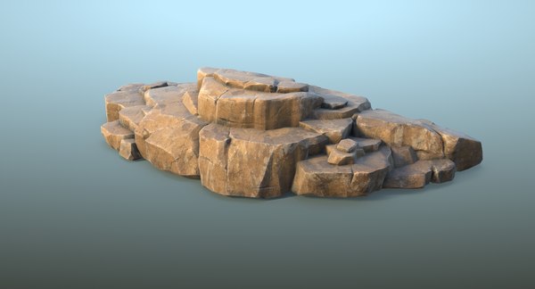 Realistic set rock formations 3D - TurboSquid 1167406