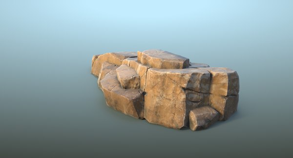 Realistic set rock formations 3D - TurboSquid 1167406