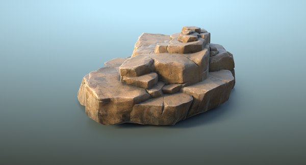 Realistic set rock formations 3D - TurboSquid 1167406