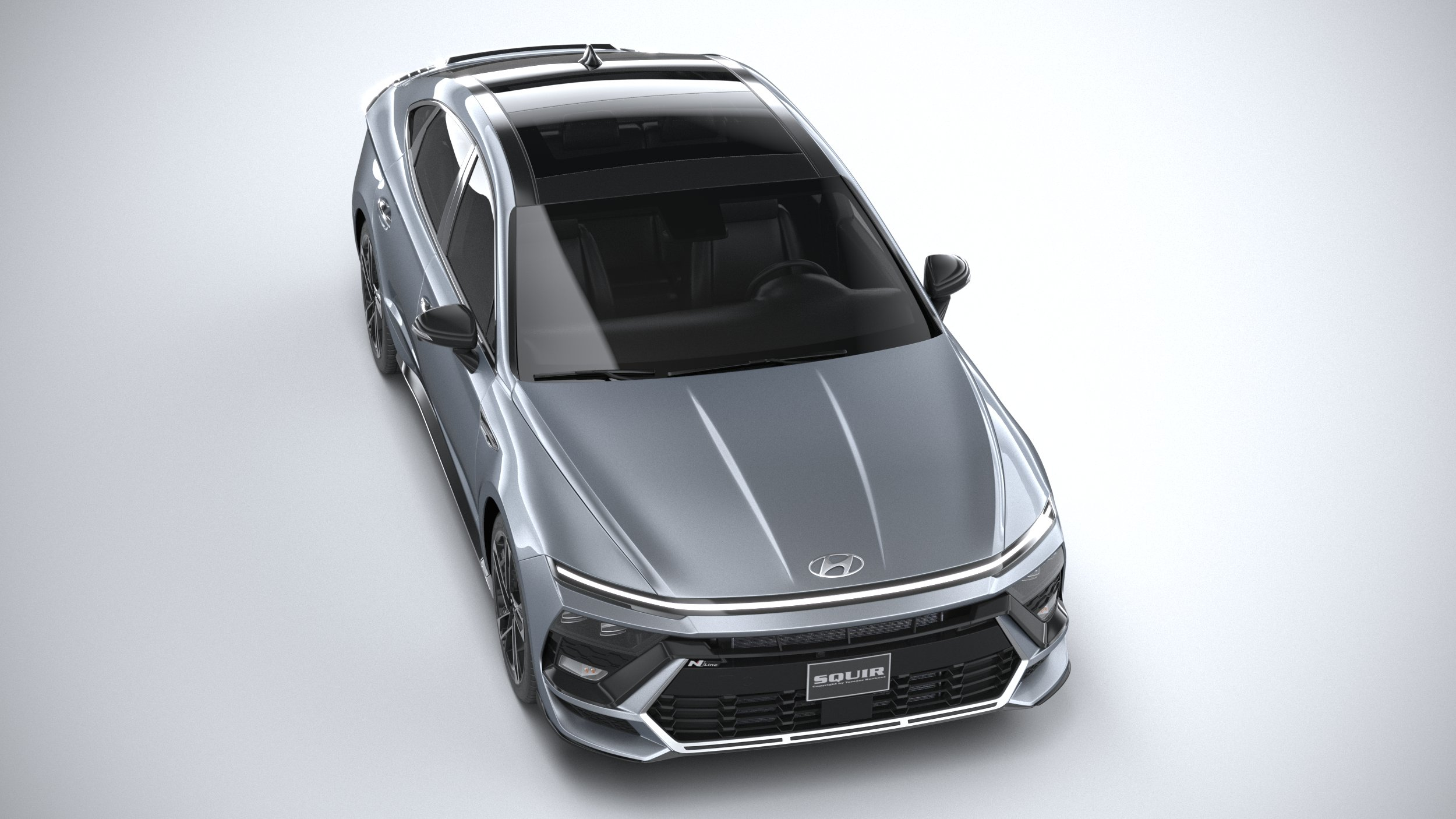 현대 쏘나타 N라인 2024 3D 모델 - TurboSquid 2174455