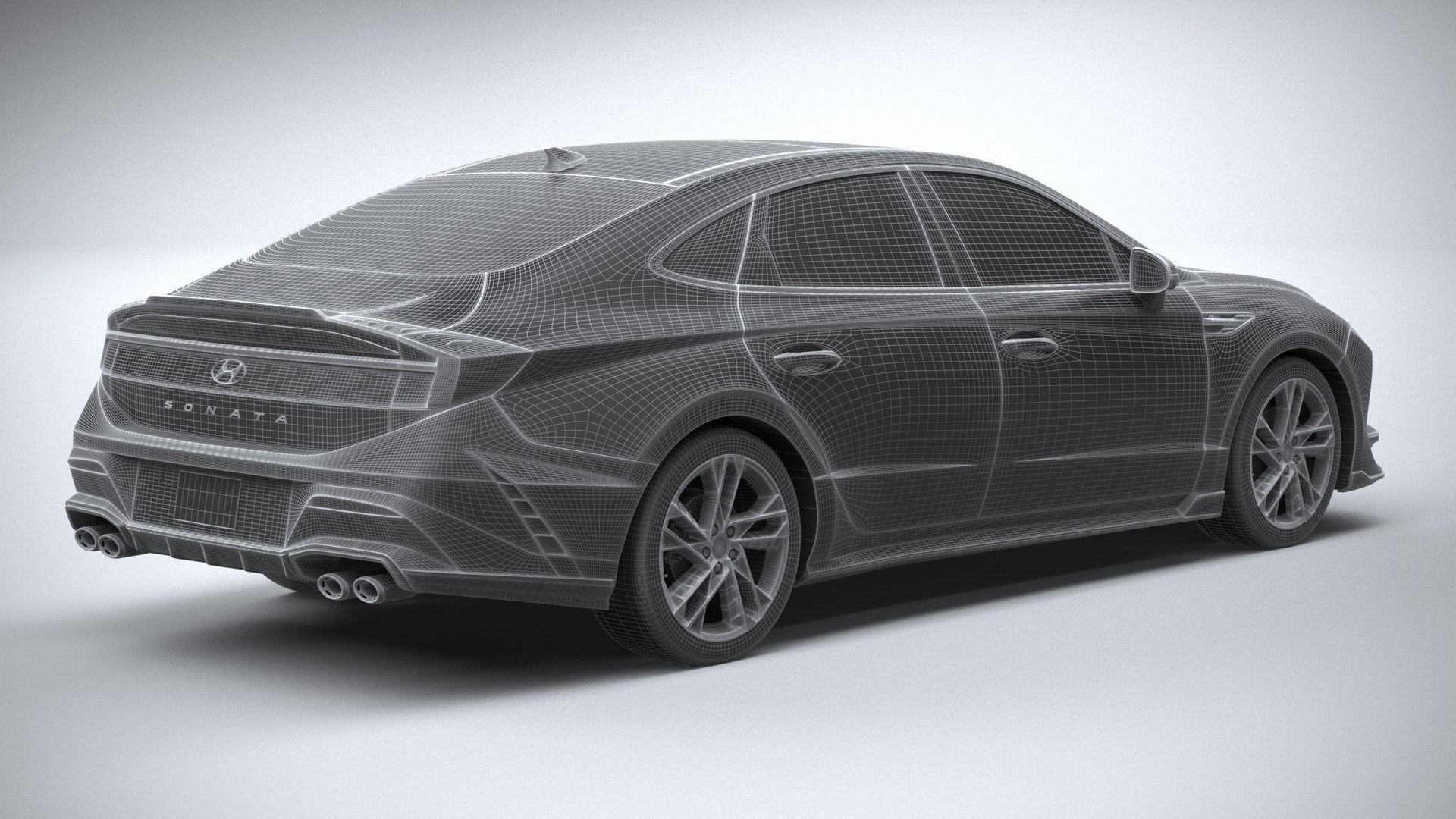 3D Hyundai Sonata N-Line 2024 - TurboSquid 2174455