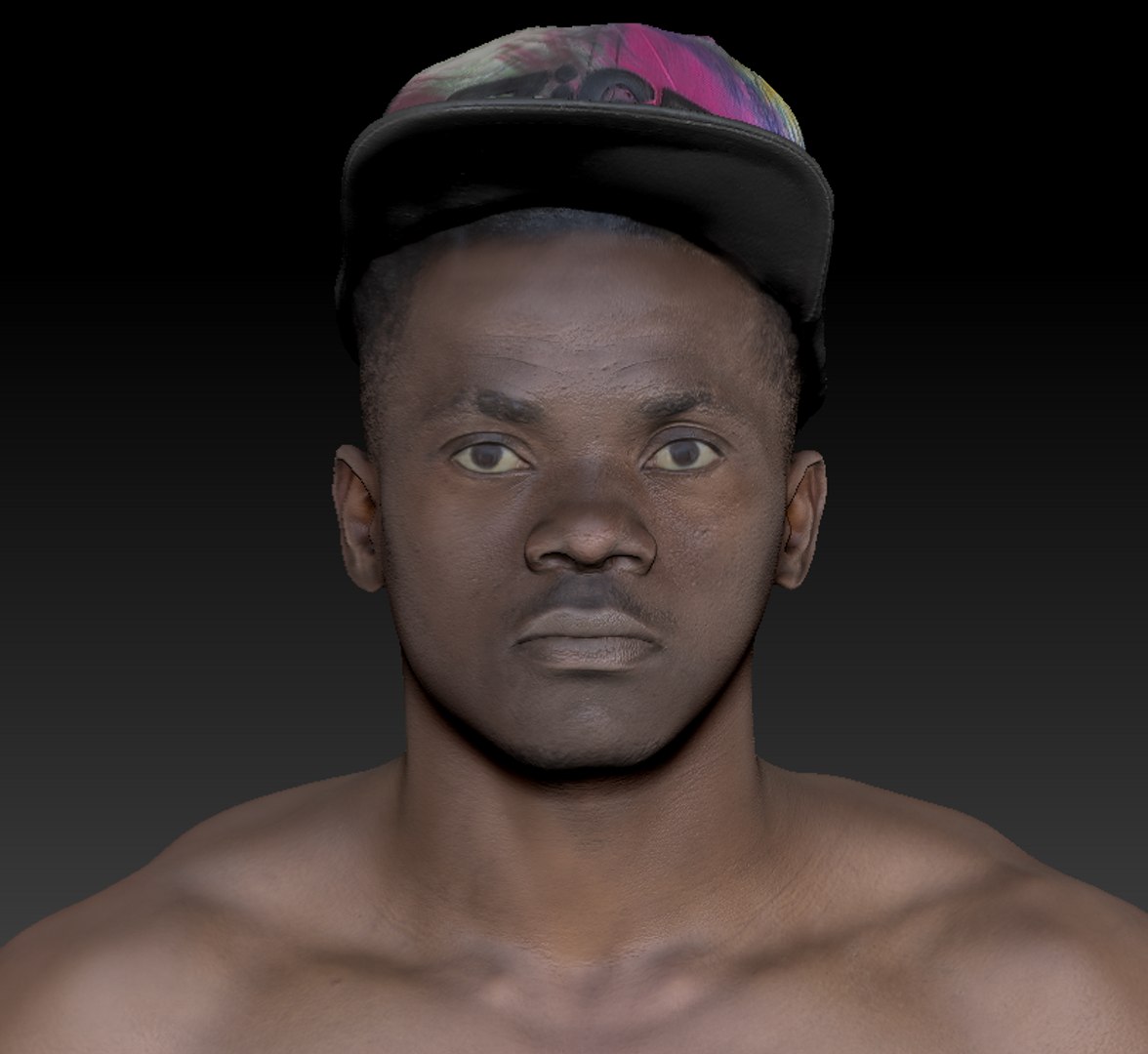 Shirtless Young Man Ready For Animation 345 3D - TurboSquid 1820228