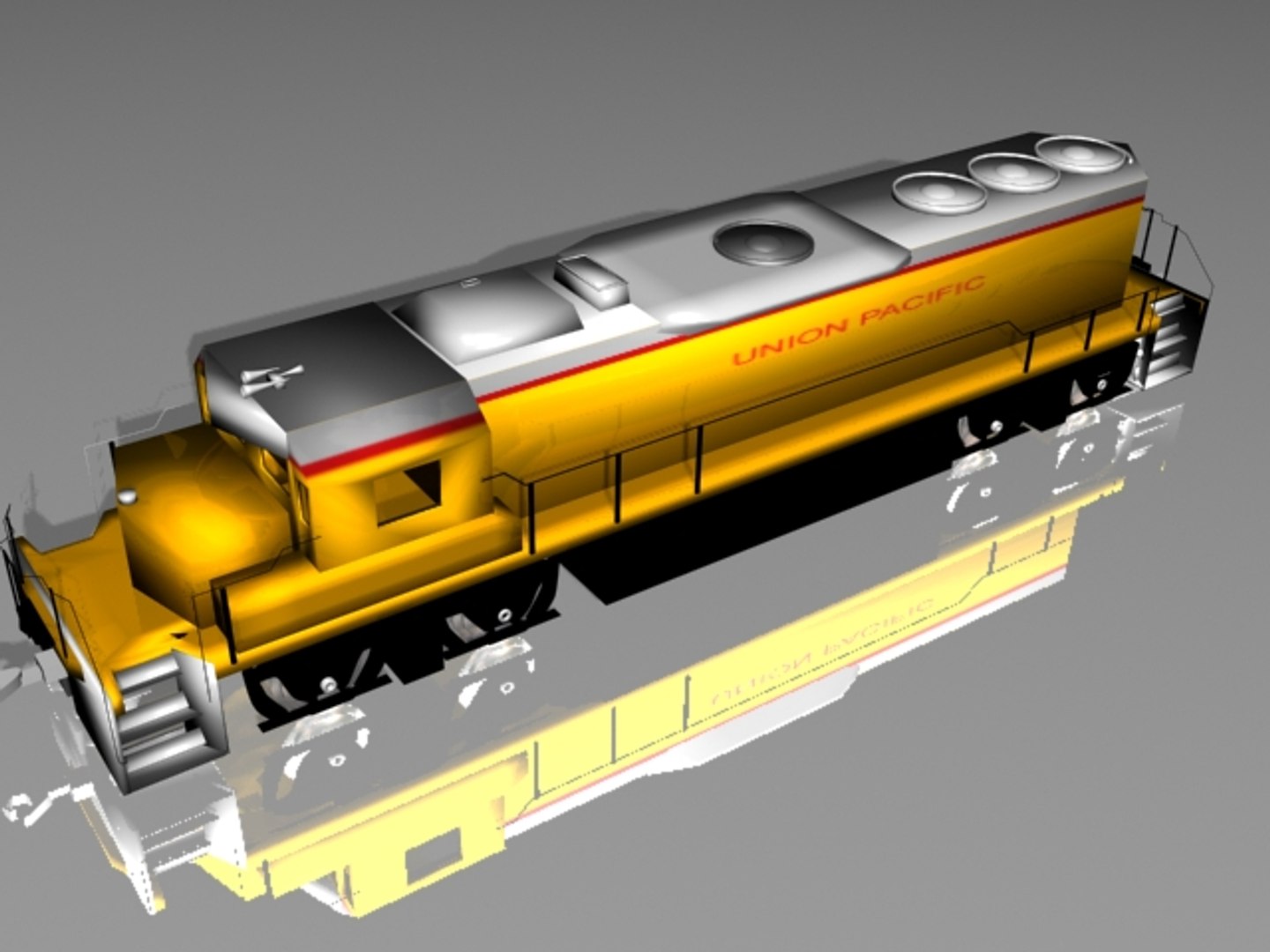 3ds Train Desiel Engine