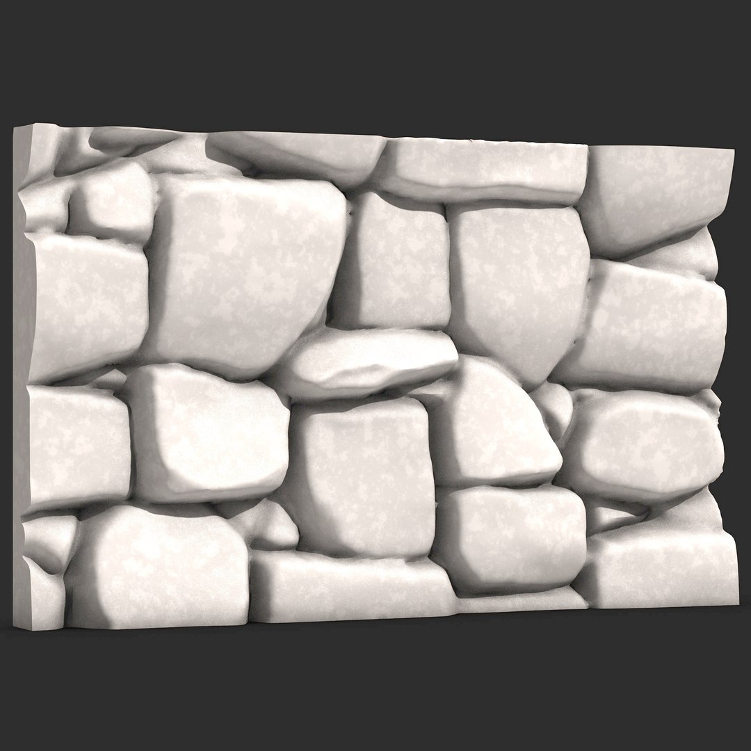 3D Stone Wall 027 Model - TurboSquid 2301774