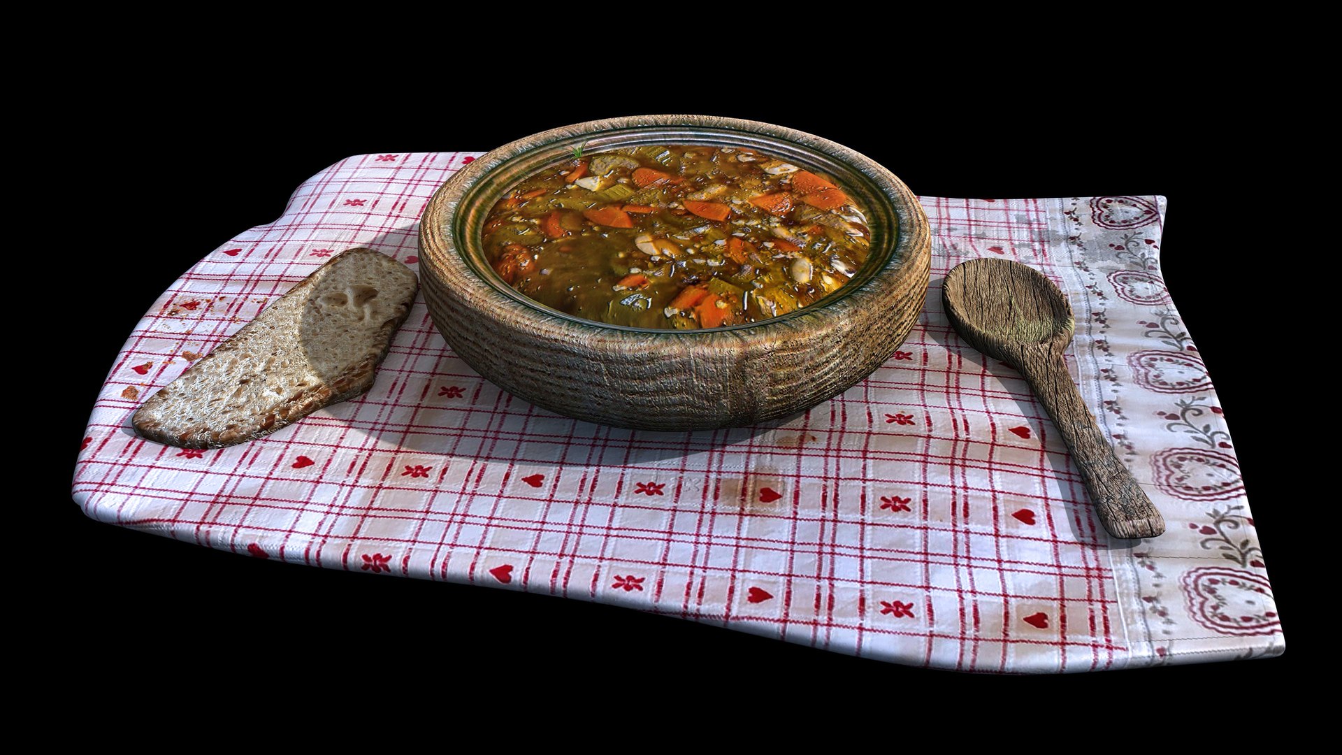 Soup Model - TurboSquid 2040878